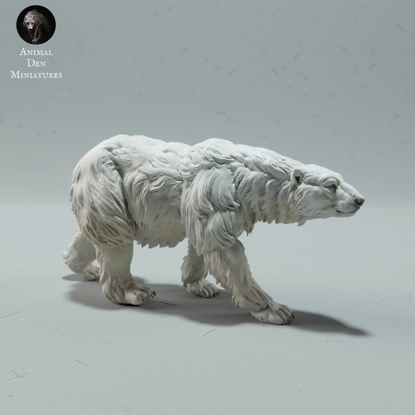 Wild animal figure: walking polar bear – Polar Bear (Ref 01_01_24) – 3drifter
